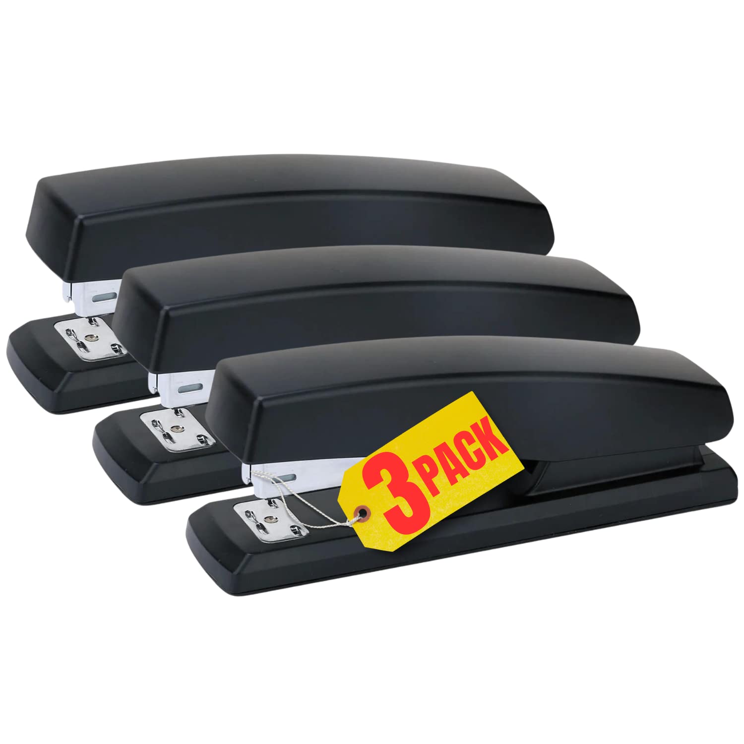 Snapklik.com : 1InTheOffice Office Stapler For Desk, Heavy Duty Desk ...