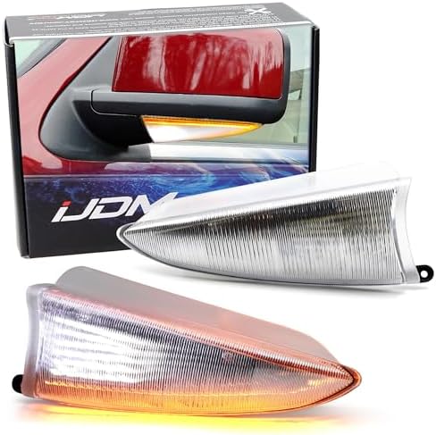 Amazon.com: iJDMTOY Semi-Clear Lens White/Amber Switchback LED Dynamic ...