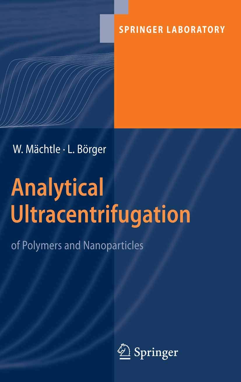Amazon | Analytical Ultracentrifugation of Polymers and Nanoparticles ...