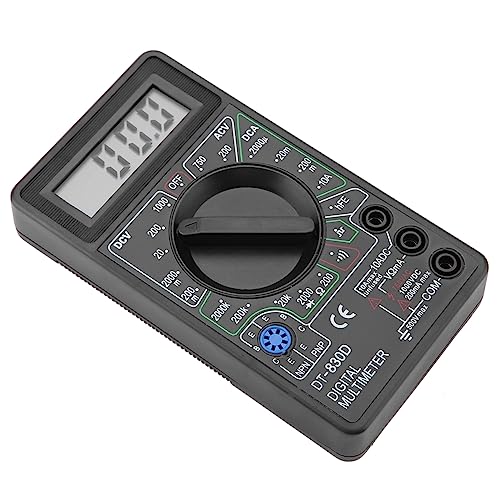 Ohm Auto Ranging Digital Multimeter, DT830D Digital Multimeter for ...