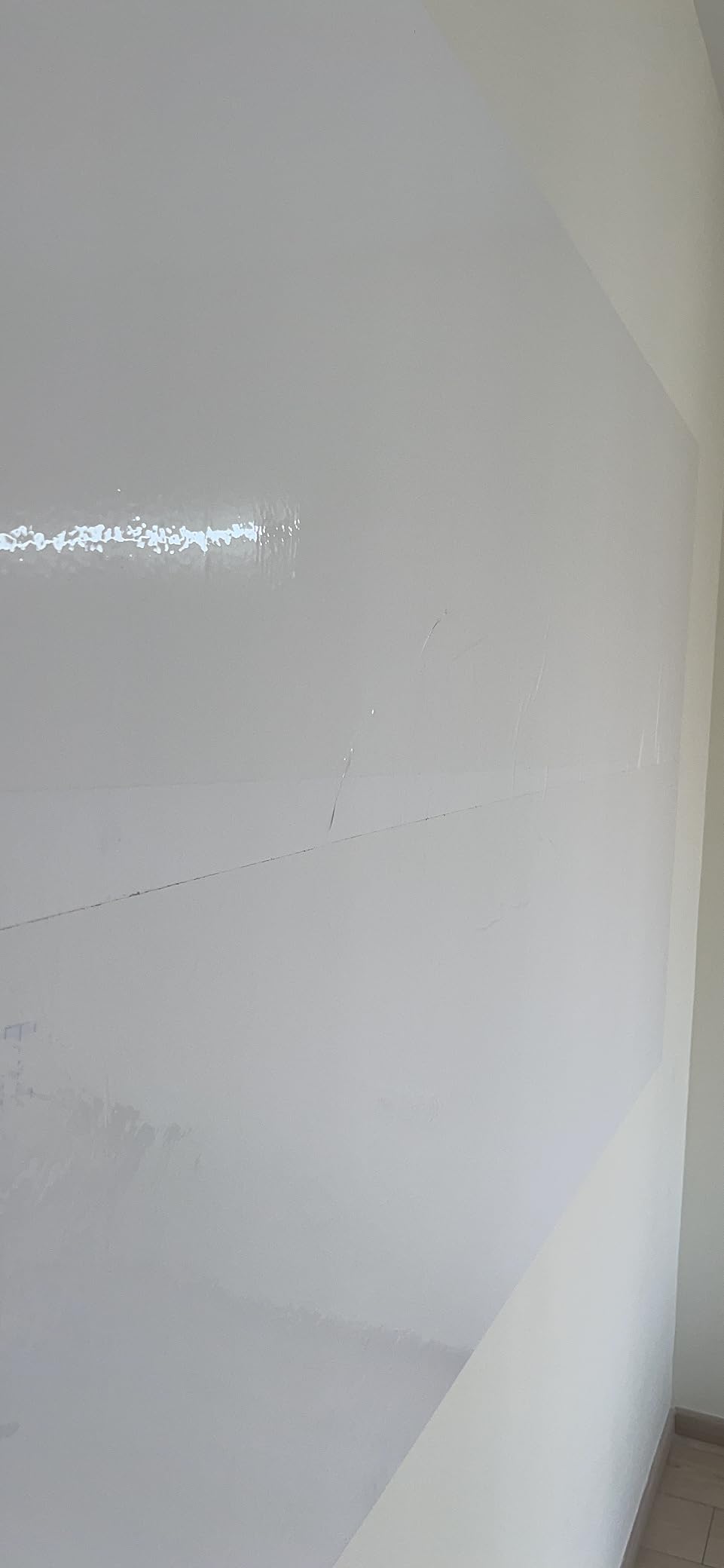 EGOODZ Self Adhesive White Board Wall Sticker (45x200cm) Removable ...