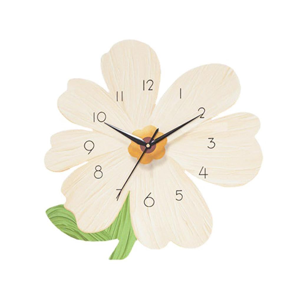 Amazon.com: Modern Wall Clock,11.8in Flower Petal Design Wall Clock ...