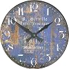 Roger Lascelles, Blue French Wall Clock : Amazon.co.uk: Home & Kitchen