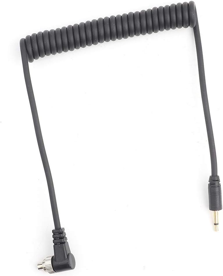 Amazon.com : Jorixxy 2 Pieces 118"/3m 3.5mm to Male Flash PC Sync Cord ...