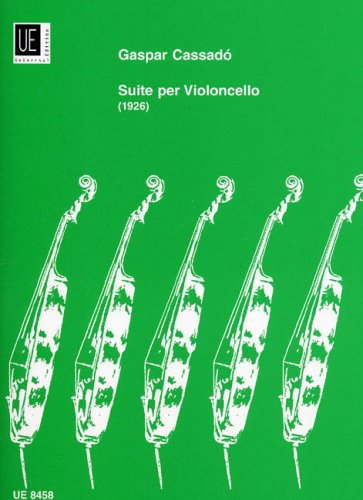 Amazon.com: Cassadó: Suite for Cello: 9783702416737: CASSADO G ...