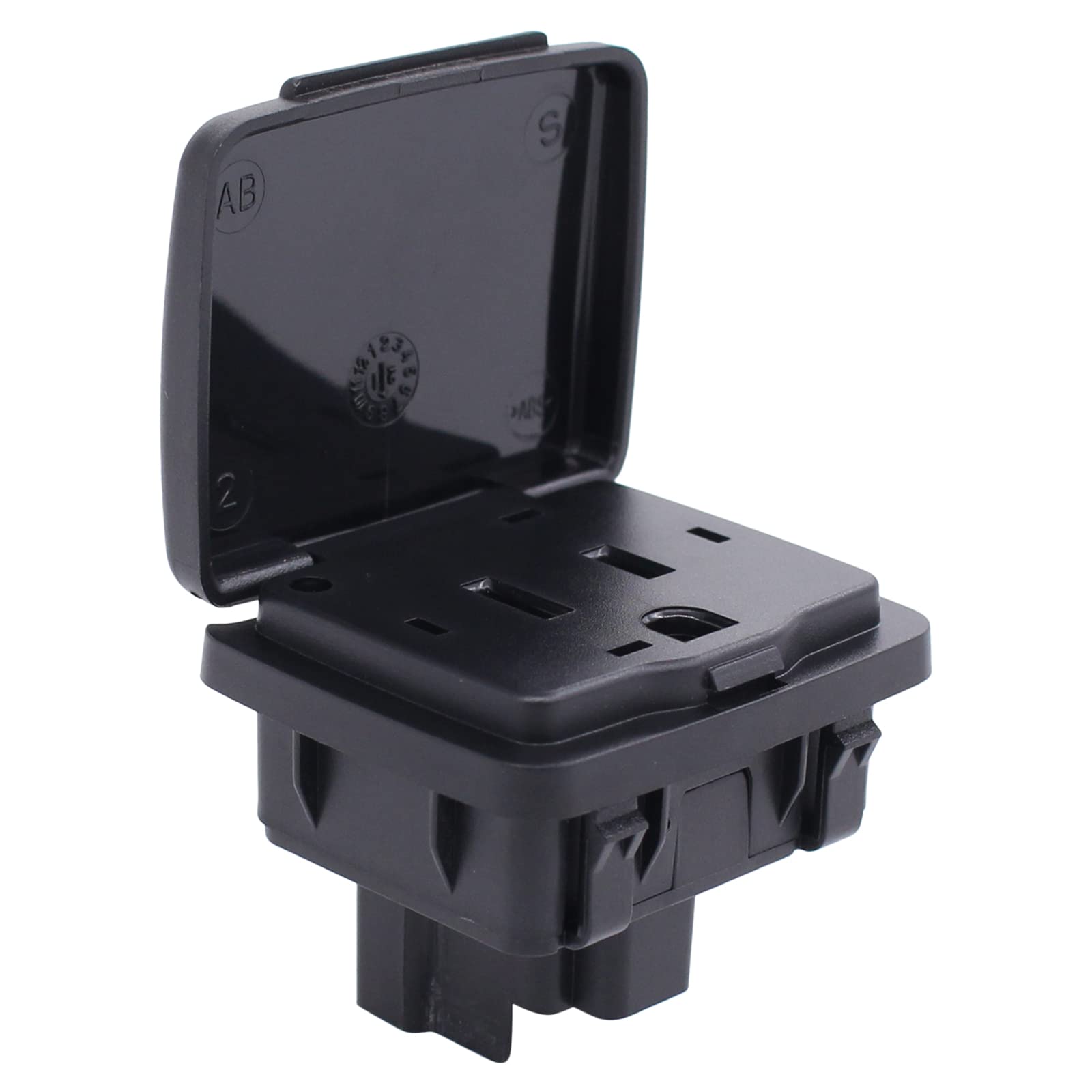 Amazon.com: NewYall Center Console Rear Power Outlet Socket Plug 110V ...