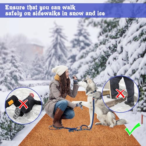 Snapklik.com : 3 Pack No Slip Ice And Snow Carpet Mats- 16 X 118 Inch ...