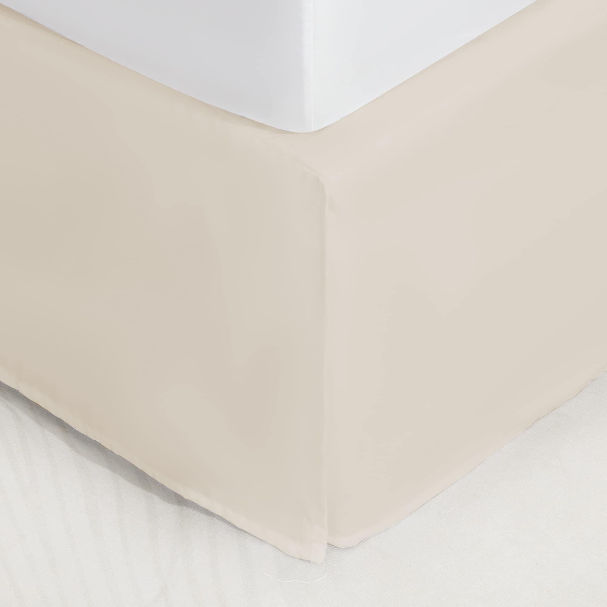 Amazon.com: Vera Nice Bed Skirt with 15-inch Drop - Double Brushed ...