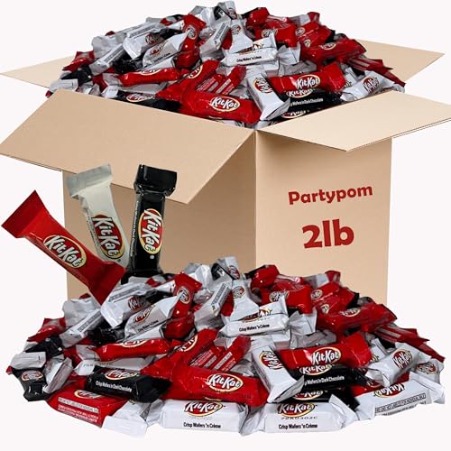Kit Kat Assorted Miniatures, 2 LB Variety Mix of Milk Chocolate, Dark ...