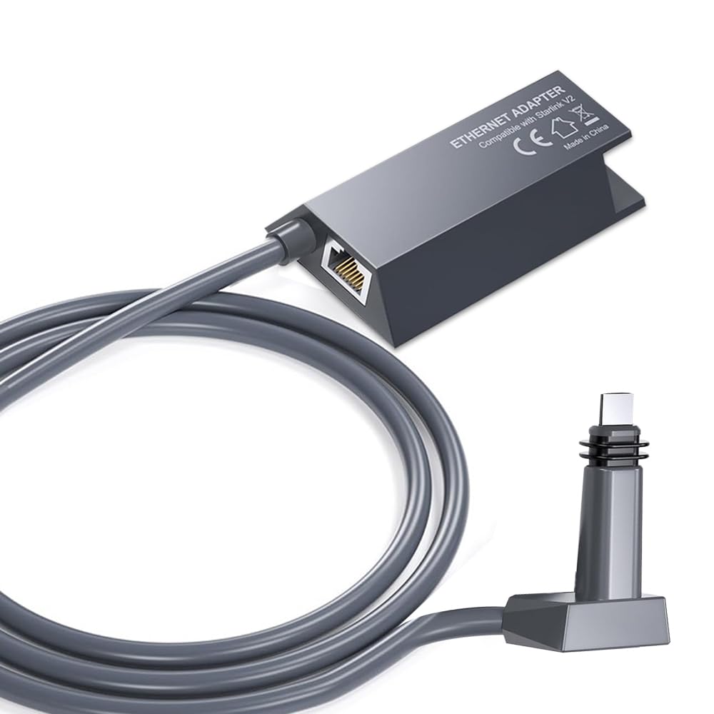 Buy WDKXCN Starlink Ethernet Adapter V2, Starlink Internet Satellite ...