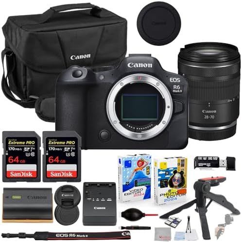 Amazon.com : Canon EOS R6 Mark II Mirrorless Camera with RF 28-70mm STM ...