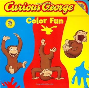 Curious George Color Fun (CGTV Board Book): Die-cut Board Book: Rey, H ...
