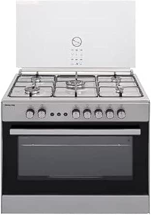 Nikai 90x60cm 5 Burner Freestanding Gas Cooker with FFD & Grill ...
