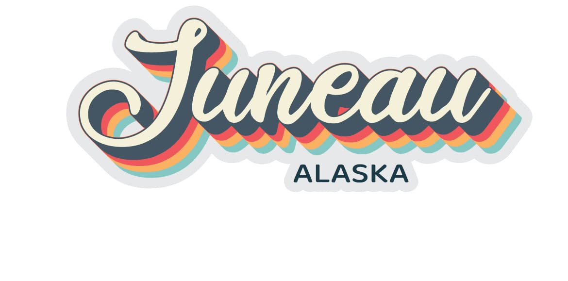 Amazon.com: Juneau Alaska Souvenir 2-Inch Vinyl Decal Sticker 3D Design ...