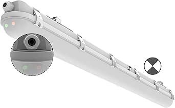 4FT LED Vapor Tight Emergency Light, Battery Backup IP65 IK08 20W/40W ...