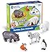 Amazon.com: Learning Resources Jumbo Zoo Animals I Monkey, Penguin ...