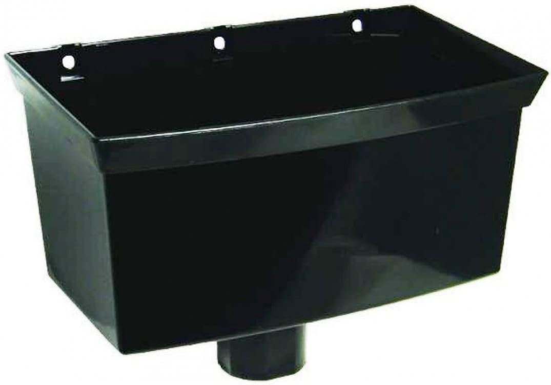 FLOPLAST 68mm Round Universal Gutter Hopper- Black : Amazon.co.uk: DIY ...