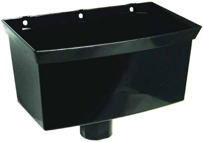 FLOPLAST 68mm Round Universal Gutter Hopper- Black : Amazon.co.uk: DIY ...