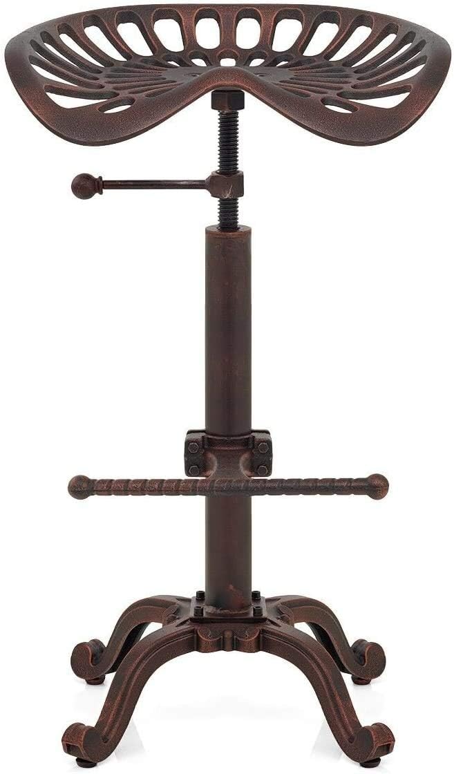 Amazon.com: Industrial Bar Stools-Swivel Tractor Seat-Bar Height ...