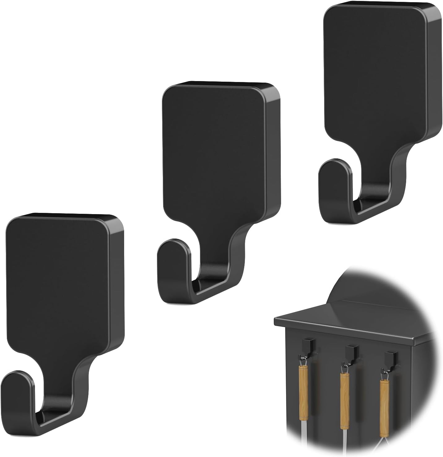Amazon.com: Sirozi 3 Pcs Magnetic Grill Hooks, Magnetic Hooks for ...