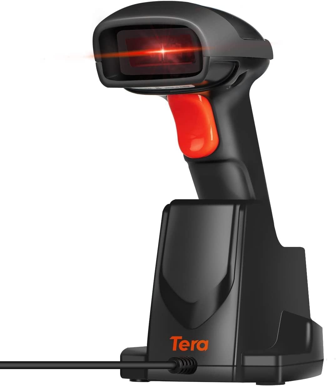 Amazon.com: Tera 1D Wireless Barcode Scanner USB Cradle Charging Base ...