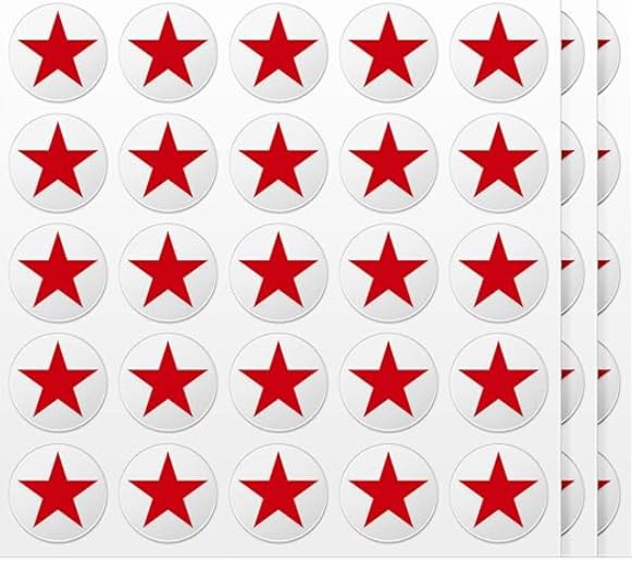 Amazon.com : 200 Pcs Star Helmet Stickers Football Baseball Helmet ...