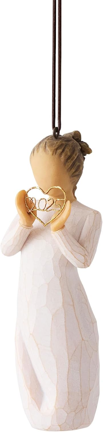 Amazon.com: Willow Tree 2025 Ornament, “Memories Close to Your Heart ...