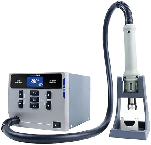 1000W Hot Air Gun Soldering Station, Atten ST-862D Digital Display BGA ...