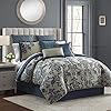 Amazon.com: Waterford Emmitt Teal King 6 Piece Comforter Set : Home ...