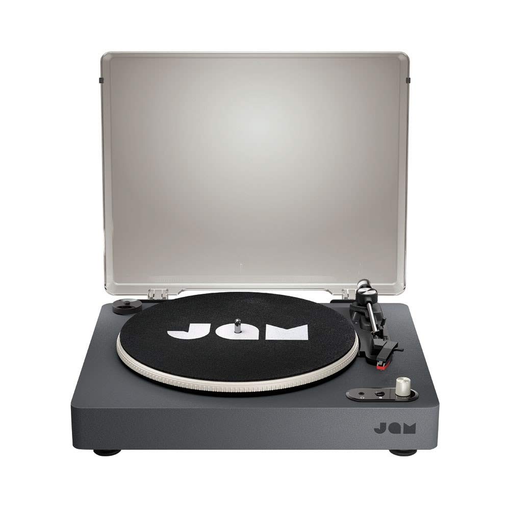 Jam Spun Out Bluetooth Turntable, Vinyl Record Player, 3 Belt Drive for ...