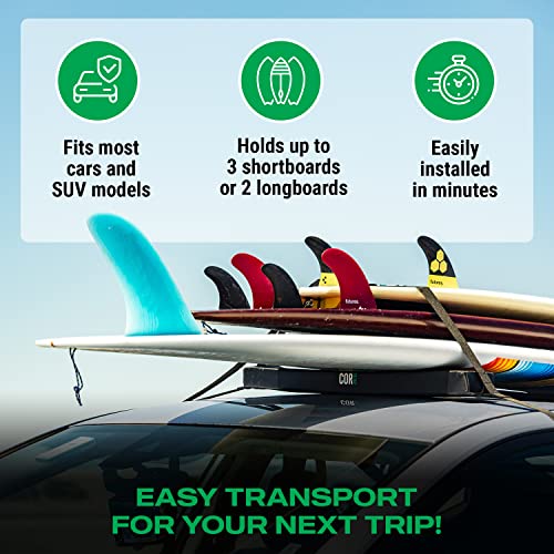 Universal SUP Surf Rack for Cars | Paddle Board Soft Rack for Surf ...