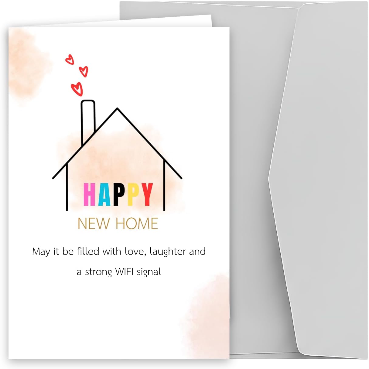 Amazon.com: JYfeel New Home Congratulations – Housewarming Card ...