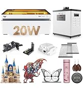 Amazon.com: WECREAT Vision 40W Laser Engraver and Cutter Machine with ...