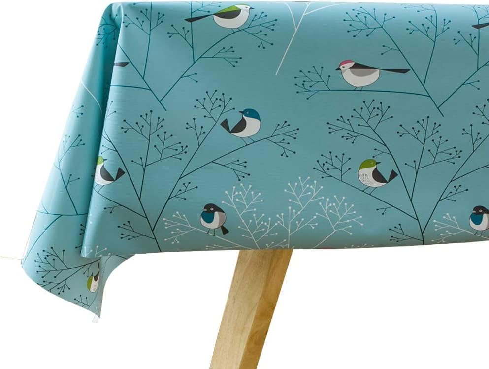 Amazon.com: TruDelve Heavy Duty Vinyl Table Cloth Plastic Tablecloth ...