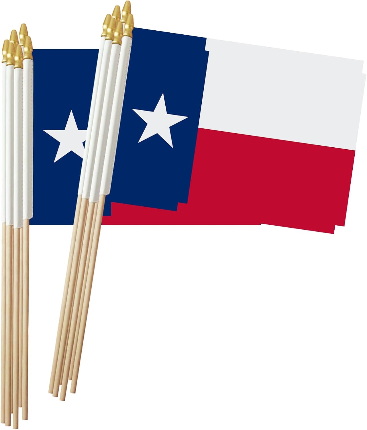 Amazon.com : Texas Stick Flag, Texas Small Mini Hand Held Flags, Small ...