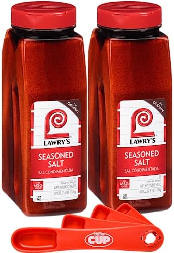 Amazon.com : Lawry's Seasoned Salt, 40 oz (Pack of 2) with By The Cup ...