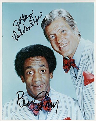 DICK VAN DYKE+BILL COSBY AUTOGRAPHED 8x10 COLOR PHOTO+COA SIGNED BY ...