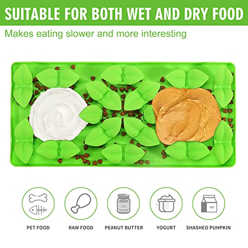 Snapklik.com : Dog Licking Treat Slow Feeder Snuffle Pet Calming Mat ...