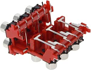 Amazon.com: Fielect 2 unids RCA hembra jack 9 pin PCB montado AV ...