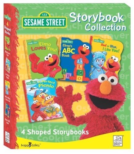 Sesame Street Storybook Collection: 4 Shaped Storybooks | Amazon.com.br