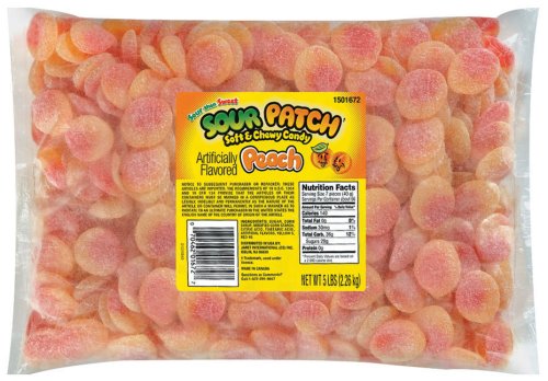 Amazon.com: Sour Patch Peach Candy, 5-Pound Bags : Grocery & Gourmet Food