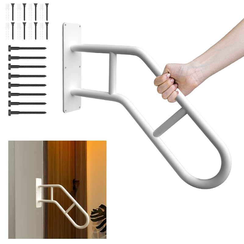 Handrails for Outdoor Steps, 28.7” Safety Grab Bars for Stairs, Sturdy ...