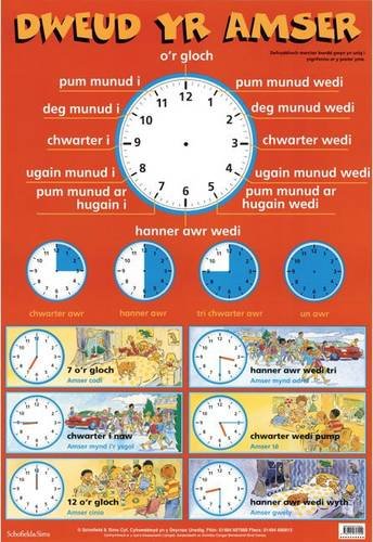 Telling the Time (English and Welsh Edition): unknown author ...