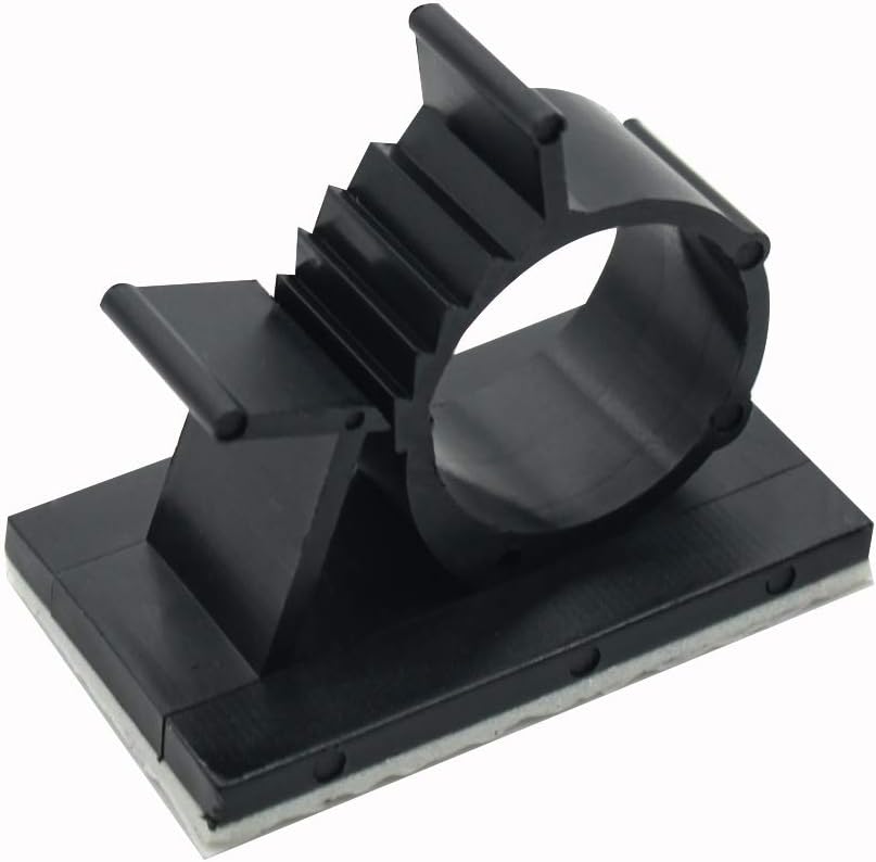 Amazon.com: 25 Pcs Black Adhesive Backed Nylon Wire Adjustable Cable ...