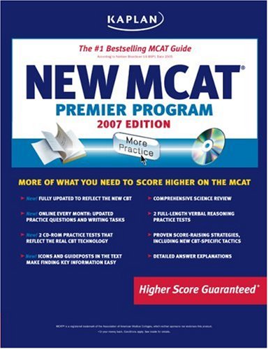 Amazon | Kaplan New MCAT Premier Program, 2007 Edition (KAPLAN MCAT PREMIER PROGRAM) | Kaplan ...