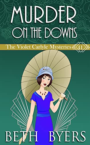 Amazon.com: Murder on the Downs: A Violet Carlyle Historical Mystery ...