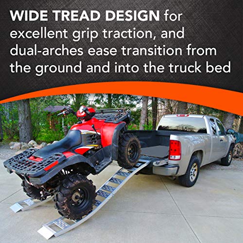 Snapklik.com : CargoSmart Aluminum Folding S-Curve Ramp