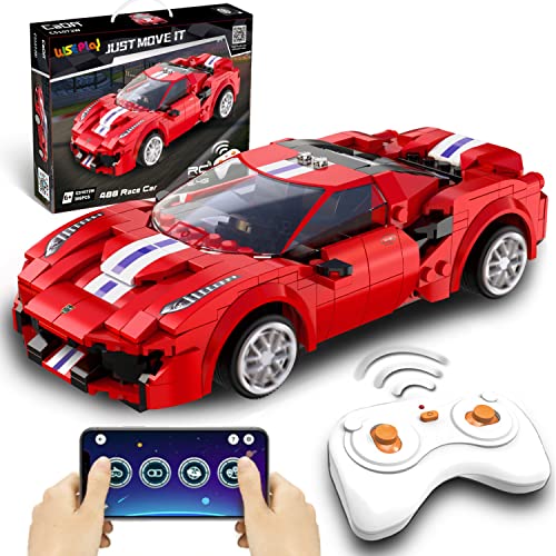 WisePlay STEM RC Car Building Kit Build Your Own 453pc Toy Set for Boy ...