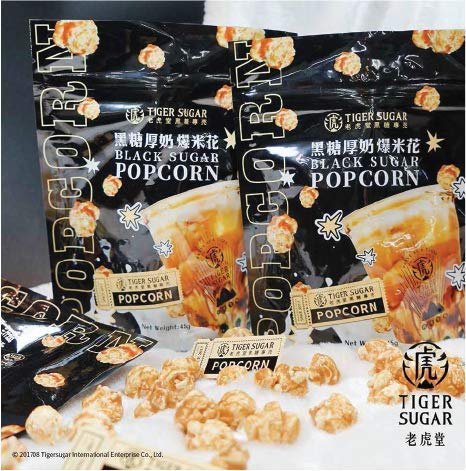 Amazon.com: 2 packs, Tiger Sugar Popcorn, 200g per pack