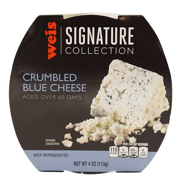 Amazon.com: Weis Signature Collection, Blue Cheese Crumbled, 4 Ounce ...